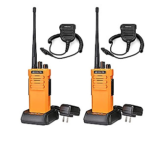 Retevis RT29 Two Way Radios Long Range Rechargeable,High Power 2 Way Radio,Adults Walkie Talkies with IP67 Waterproof Mic VOX Emergency Alarm for Survive Adventure Offroad(2 Pack)