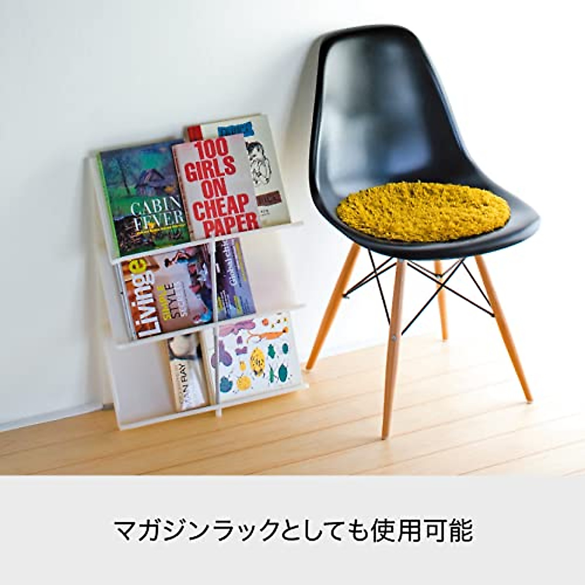 like-it Shoe Storage, 3 Tiers, Width 17.7 x Depth 6.9 x Height 23.8 inches (45 x 17.5 x 60.5 cm), White, Made in Japan, Short Boot Storage, Space Saving, Boot Storage Rack, Magazine Rack