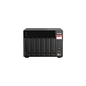 QNAP TS-673A-8G 6 Bay High-Performance NAS with 2 x 2.5GbE Ports and Two PCIe Gen3 Slots