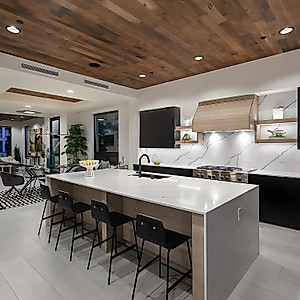 TORCHSTAR 6 Inch Recessed Light Black Baffle Trim with Detachable Ring, Full Metal, Ceiling Can Light Trim for Recessed Can, Fit Halo/Juno Housing, Pack of 6