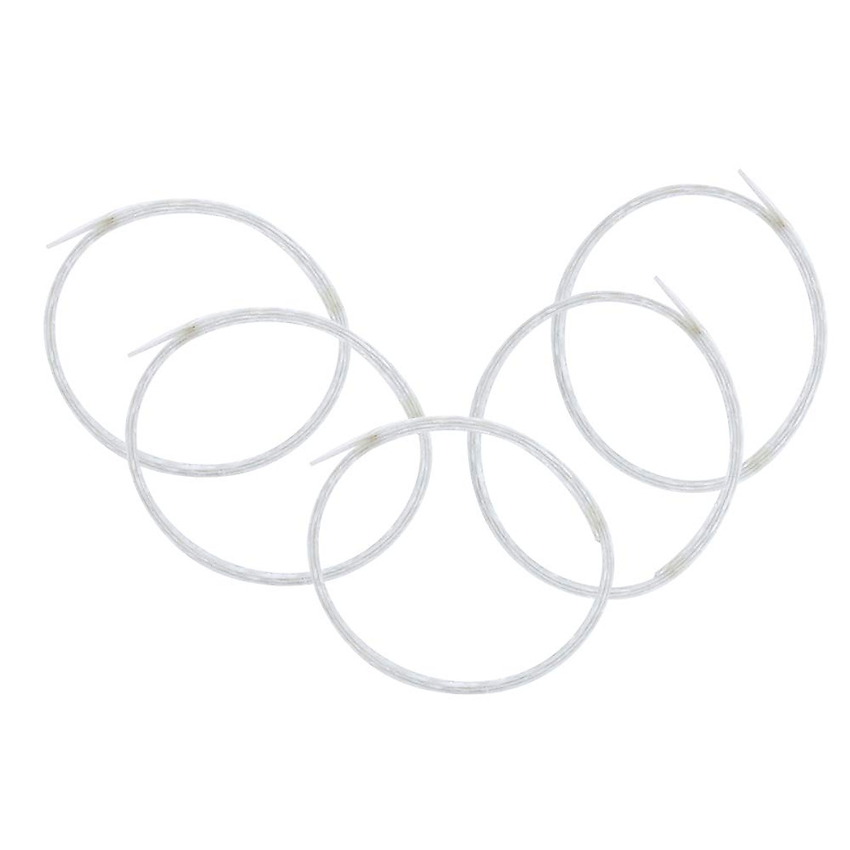 Bnineteenteam 5Pcs Guitar Binding Purfling,6mm Width Celluloid White Pearl Guitar Binding Purfling for Acoustic Guitar Classical Guitars Performance Accessory