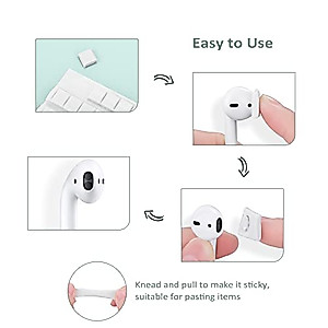 CIVPOWER Cleaner Kit for Airpods 1/2/3/Pro, Airpod Cleaning Kit Remove Ear Wax, Earbud Cleaning Putty for Bluetooth Headphones, Earphone, Charging Case, Phone, Camera, Keyboard, Hearing Aids (96 Pcs)