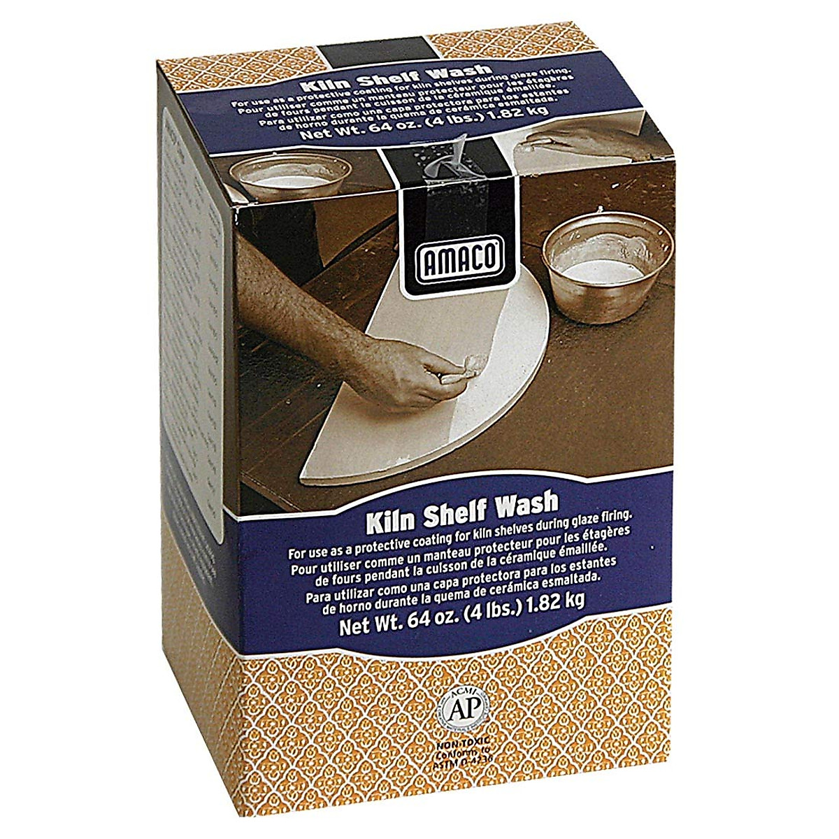 AMACO 4-Pound Carton Kiln Wash