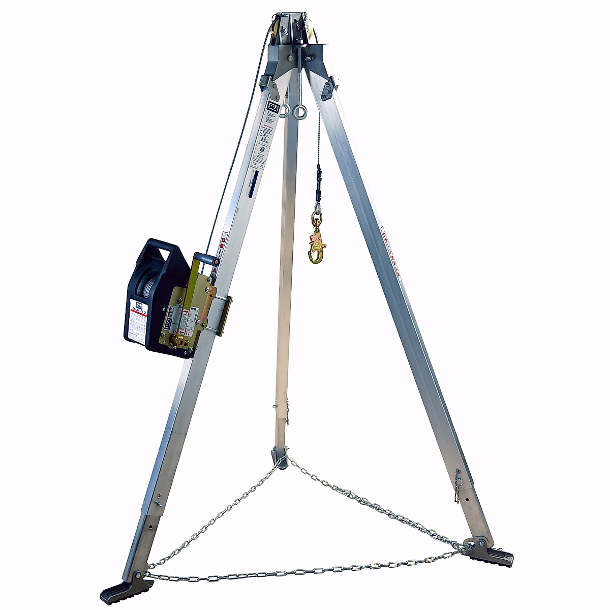 3M DBI-SALA Advanced 8300033 Confined Space Kit,7' Aluminum Tripod And Salalift II Winch With 90' Of 3/16" Stainless Steel Cable, Mounting Bracket, Carrying Bag