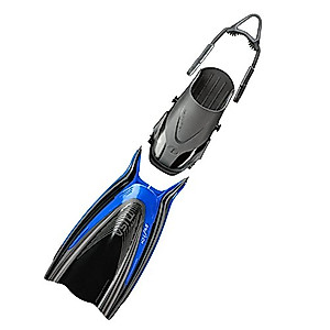 TUSA SF-0104 Hyflex Switch Scuba Diving Fins, Large, Fishtail Blue