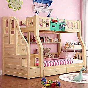 FUNYU Bedside Storage Caddy, Hanging Storage Organizer Bag with 8 Pockets for Bunk Dorm Rooms, Hospital Bed Rails, Baby Bed, Camp (Green)