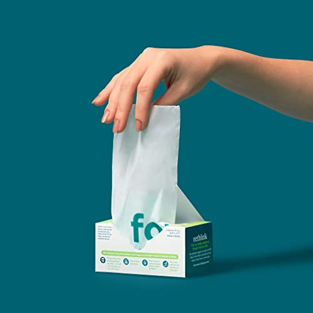 for: good Compostable 3 Gallon Food Scrap Bags – Biodegradable Compost Bin Liner – Extra Strong, Tear and Leak Resistant Food Waste Bags, 25 Count, None