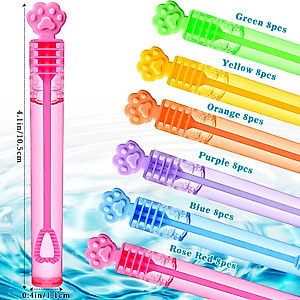 SNLN 48Pcs Paw Print Bubble Wands for Kids Toddlers Mini Bubbles Party Favors Small Bubbles Bulk, Valentines Day Easter Wedding Christmas Birthday Gifts Goody Bag Stuffers Dog Party Favors Supplies
