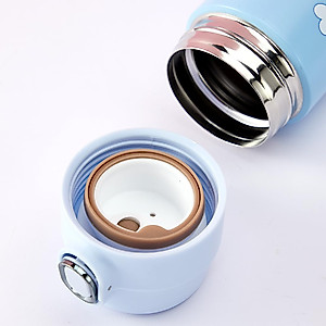 MINISO Disney Lilo and Stitch Insulated Bottle 420ml Stainless Steel Water Bottle Leak-Proof with Locking Spout Cover Hot or Cold Water for Travel Sport