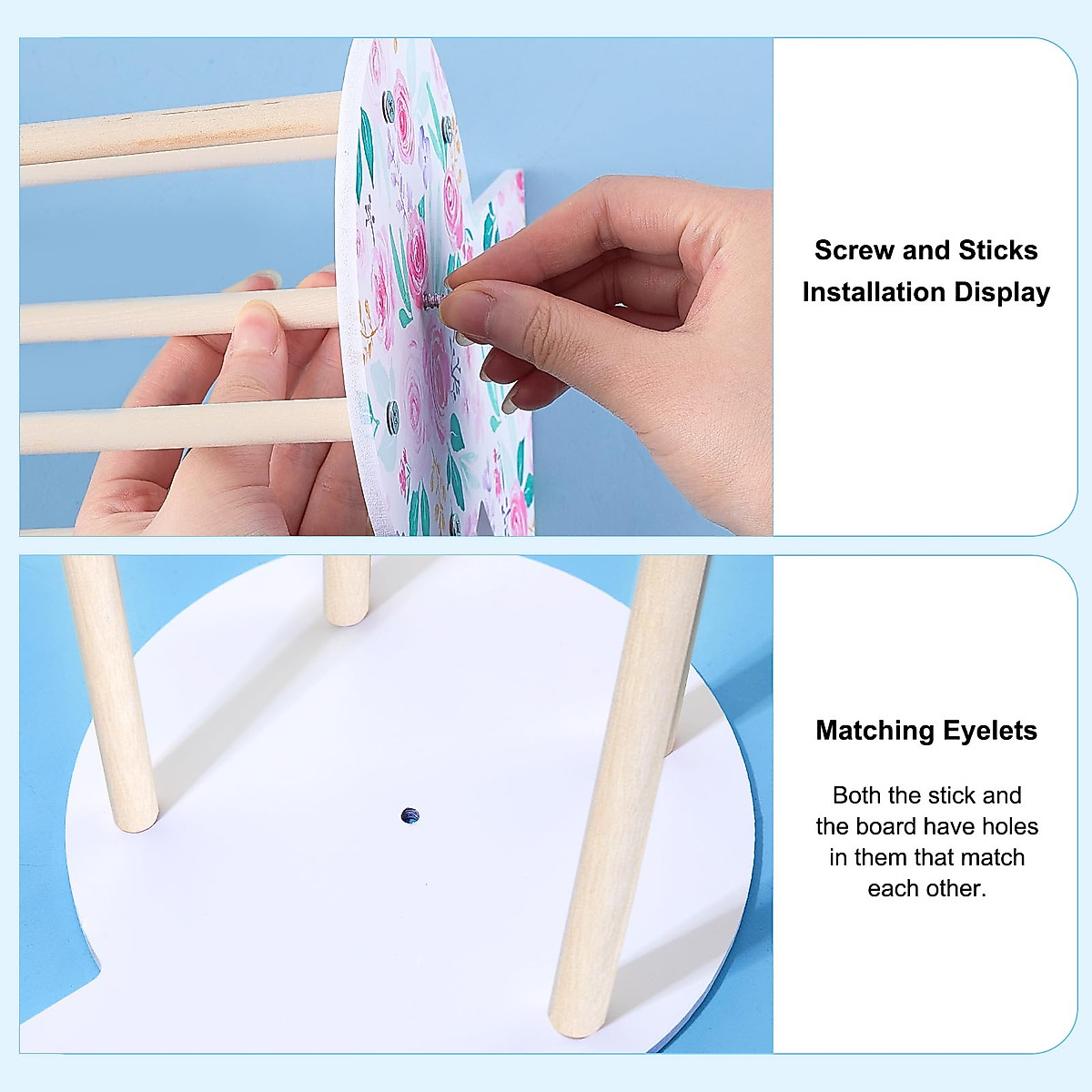 Basumee Headband Holder and Organizer for Hair Accessories - Display and Storage for Girls' Hair Hoops, Headbands, Home Decor