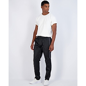 3 Pack: Mens Sweatpants Open Bottom Baggy Track Pants Active Athletic Workout Gym Training Tech Fleece Tapered Slim Tiro Tricot Wide Leg Sports Running Casual Quick Dry Fit Soccer Casual-Set 6,L