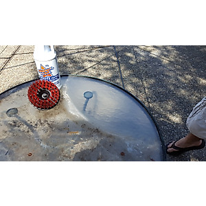 Bring It On Cleaner Water Spot Remover Plus 5 Inch Cleaning Drill Scrub Brush, Cleaning Drill Scrub Brush, Cleaning Brush for Drill, Drill Brush Attachment (16 oz)