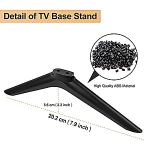Maozhren TV Stand Base for Hisense TV Legs, Base Stand for Hisense 32" 40" 43" Smart TV, for 32H4030F 32H4F 32H4F5 32H4030F1 40H4030F 43H4030F, TV Stand Legs for Hisense with Screws and Instructions