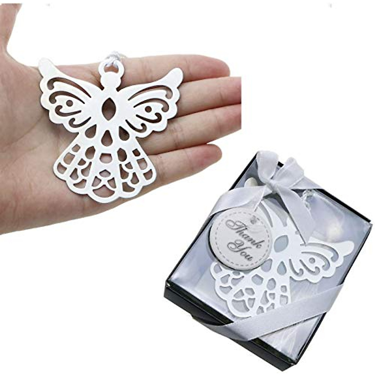 10 Pack Bookmarks for Women，Bookmarks，Book Lovers Collection Angel Bookmark Favors,Bookmarks for Book Lovers， Angel Favors, Wedding Favors and Gifts