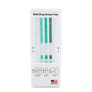 5 Pack - DrugExam THC Advantage Made in USA Multi Level Marijuana Urine Test. Highly Sensitive Marijuana THC 3 Level Drug Test Kit. Detects at 15 ng/mL, 20 ng/mL and 50 ng/mL