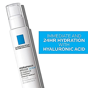 La Roche-Posay Hydraphase Intense Hyaluronic Acid Serum, Plumping Daily Face Serum For Dry and Sensitive Skin