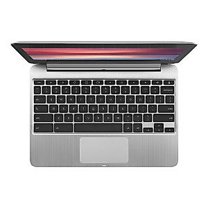 ASUS C100PA-DB02 10.1-inch Touch Chromebook Flip (1.8GHz, 4GB Memory, 16GB eMMC, Google OS), All Metal Body