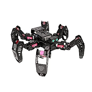 Spider Robot Six-Legged Robot Kit, Secondary Developme Spider Robott Secondary Development Kit, Programmable Spider Bionic Robotionic Gifts Coding Robotics ( Color : Spiderbot Standard )