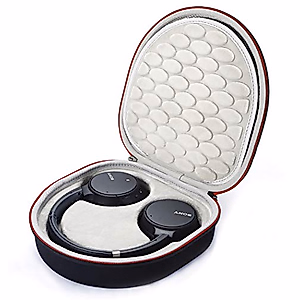 Hard Case for Sony WH-CH700N/Sony WH-CH710N Wireless Noise Cancelling Headphones, Travel Carrying Storage Bag - Black+Gray