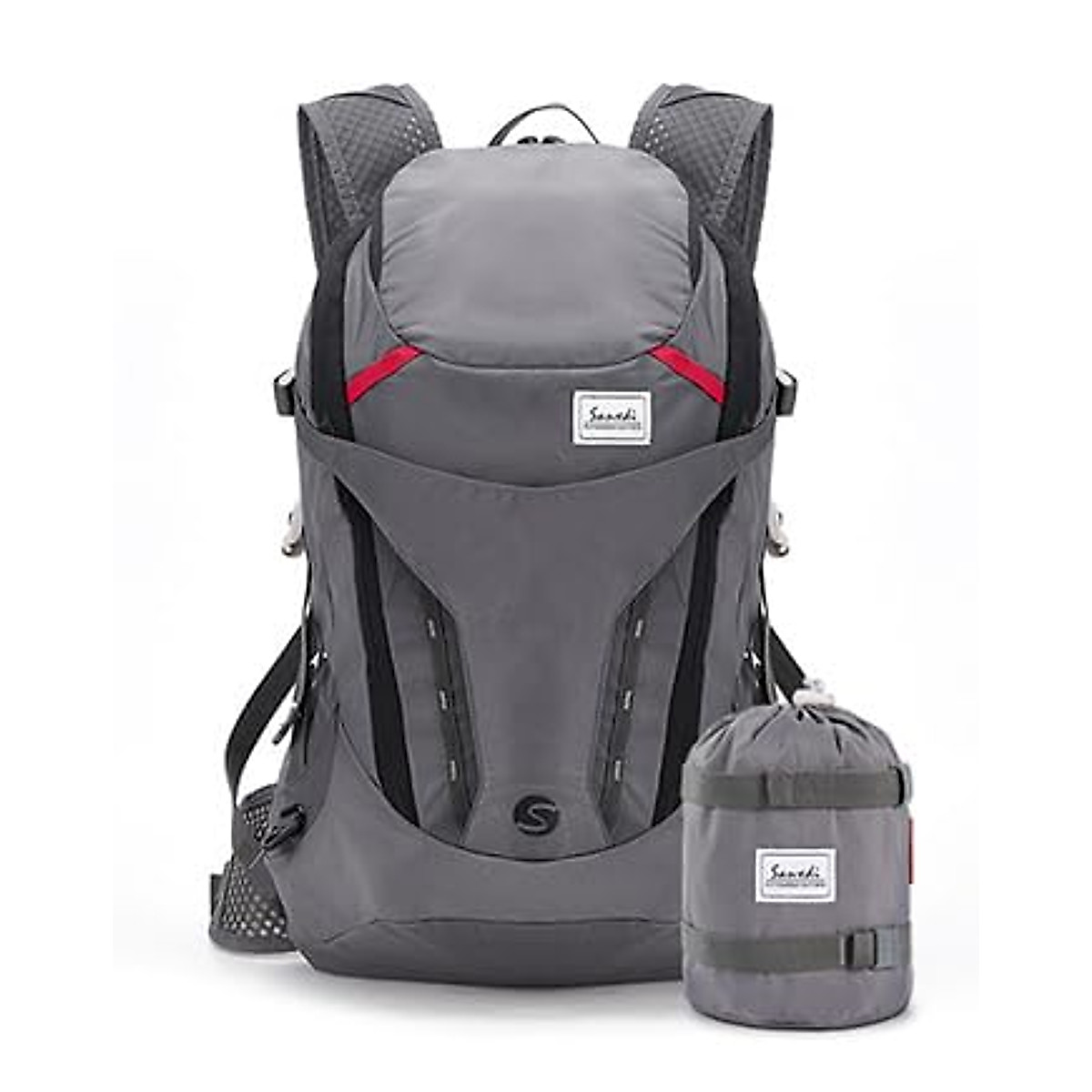 Collapsible Packable Hiking and Travel Backpack for Men and Women 30L Waterproof and Durable