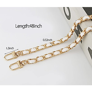 123Arts Chain Strap Iron Replacement Strap Handbag Shoulder Bag Strap Bag Accessories,48 Inches