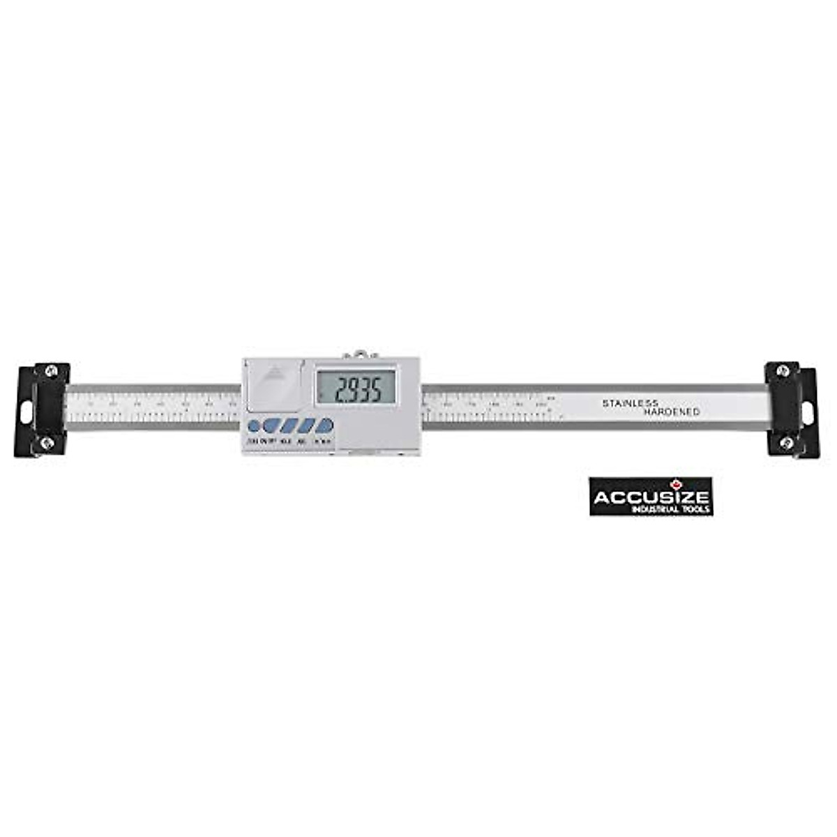 Accusize Industrial Tools 0-8''/0-200 mm by 0.0005''/0.01 mm Horizontal Electronic Digital DRO Scale Unit, Abho-0008