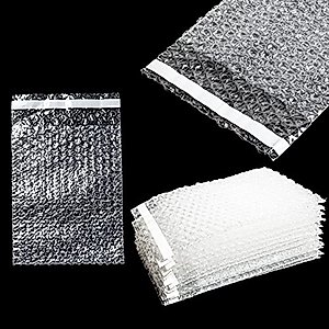 PackageZoom Bubble Pouch Out Bags | Clear 6.5 x 8.5 Inch Self Sealing Bubble Cushion Bags for Shipping, Packing, Storage, Moving | 20 Pack