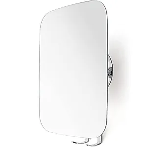 Shower Mirror for Shaving, Wall Mounted Makeup Mirror,Adjustable Angle Bathroom Mirror with Holders Razors