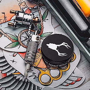 Mad Rabbit Tattoo Balm & Aftercare Cream- Color Enhancement that Revives Old Tattoos, Hydrates New Tattoos, Made With Clean Ingredients + Petroleum Free, Daily Tattoo Lotion Moisturizer & Brightener