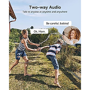 blurams Security Camera Outdoor, 3MP Outdoor Camera w/Color Night Vision, Two-Way Audio, IP66 Weatherproof and Spotlight Siren Alarm, Compatible with Alexa&Google Assistant