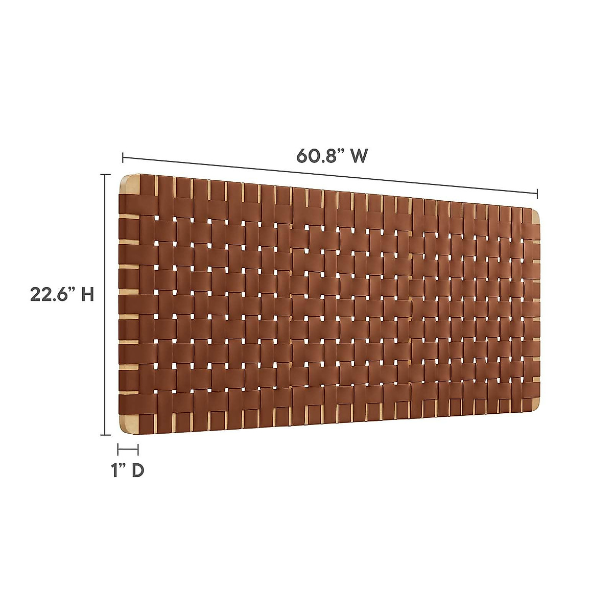 Modway Sparta headboards, Queen, Natural Brown