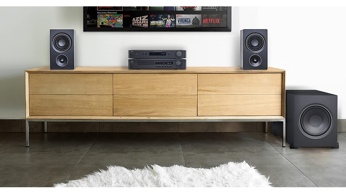 PSB Alpha S8 Subwoofer - Powerful Compact Bass for Music & Home