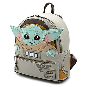 Loungefly Star Wars Baby Yoda The Mandalorian Womens Double Strap Shoulder Bag Purse