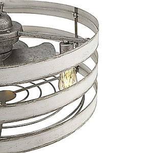 Progress Lighting P250012-141-22 Gulliver Ceiling Fans, 18-1/8" x 23-1/2", Gray