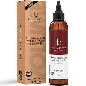 Organic Dry Shampoo Powder - USA Made with Natural Ingredients, Volumizing Powder for Hair Volume, Best Natural Dry Shampoo for Volume, Absorbs Oil & Freshens Hair, Travel-Friendly & Non-Aerosol