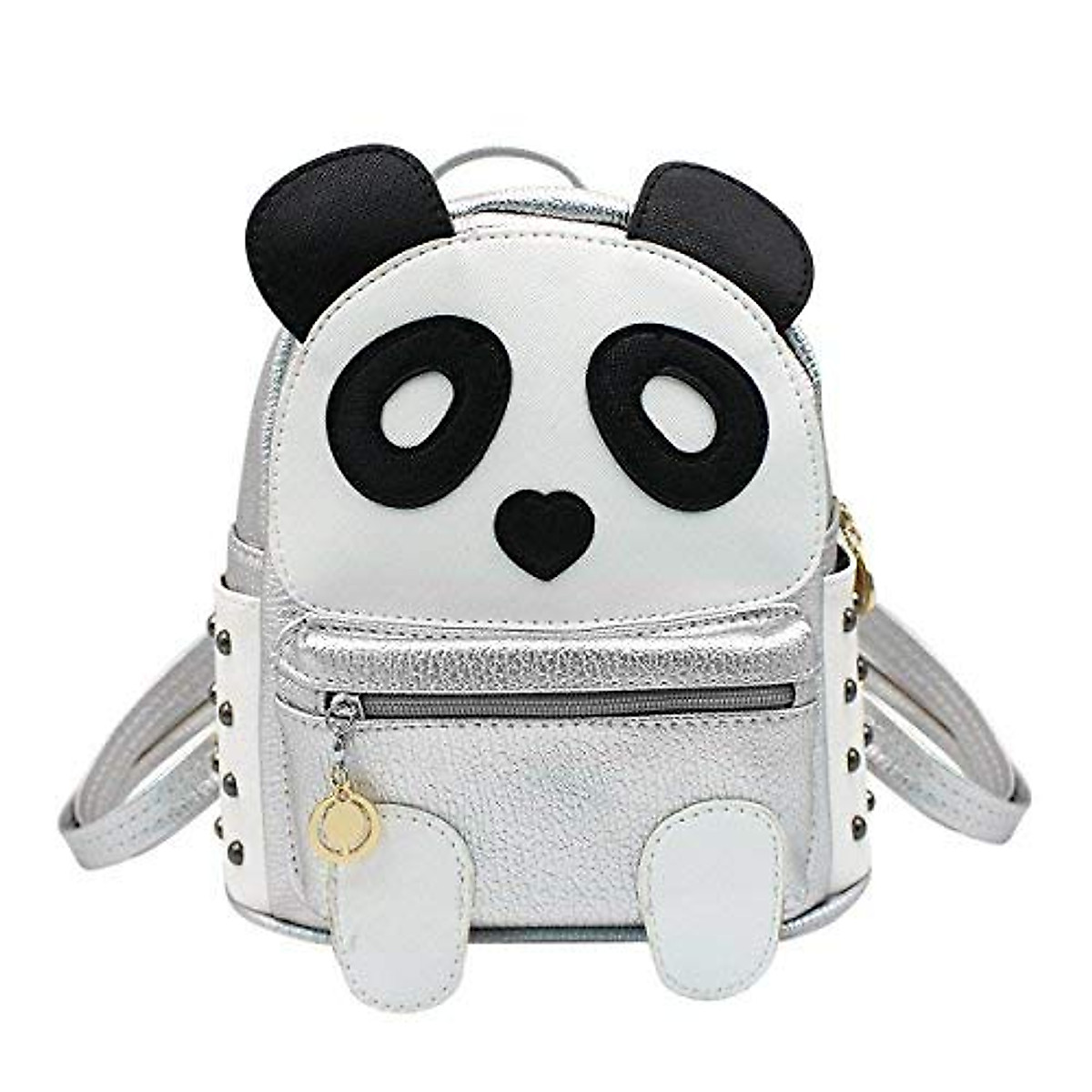 KINGSEVEN Womens Backpack Purse Small Casual Shoulder Daypack with Panda Pattern