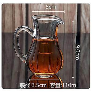 Super Small wine Goblet cup ultra-transparent glass goblet a cup of Maotai small glass of spirits Set of 7pcs