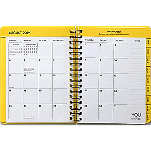 You Are a Badass 17-Month 2019-2020 Monthly/Weekly Planning Calendar