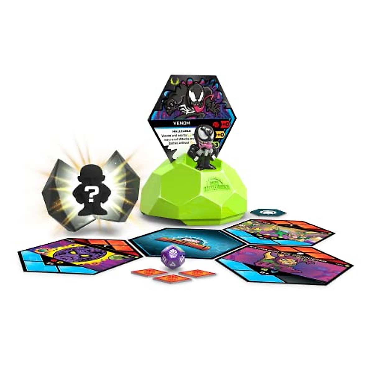 Funko Marvel Battleworld Series 4: Rise of The Symbiotes - Venom Miniature Figure Battle Ball - Multicolor Vinyl Toy