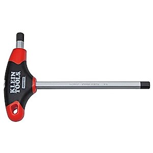 Klein Tools JTH9E08 1/8-Inch Hex Key, Journeyman T-Handle, 9-Inch