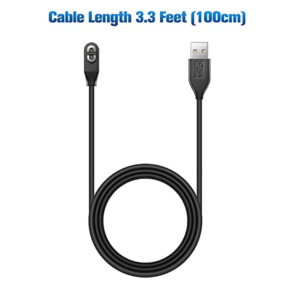 seynli (2-Pack) Charging Cable for Shokz Aeropex/OpenRun, OpenRun Pro, OpenRun Mini & OpenComm, for Aftershokz Charging Cable, Magnetic USB Cable Compatible with AfterShokz Headphones Charger - 3.3ft