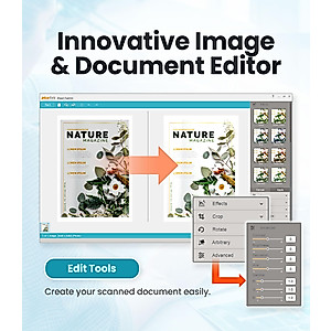 Plustek OpticSilm 2700 - High Speed Flatbed Scanner, 3sec Fast scan Speeds. Compact Design for Home and Home Office. Windows and Mac Support