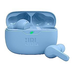JBL Vibe Beam True Wireless Headphones - Blue, Small