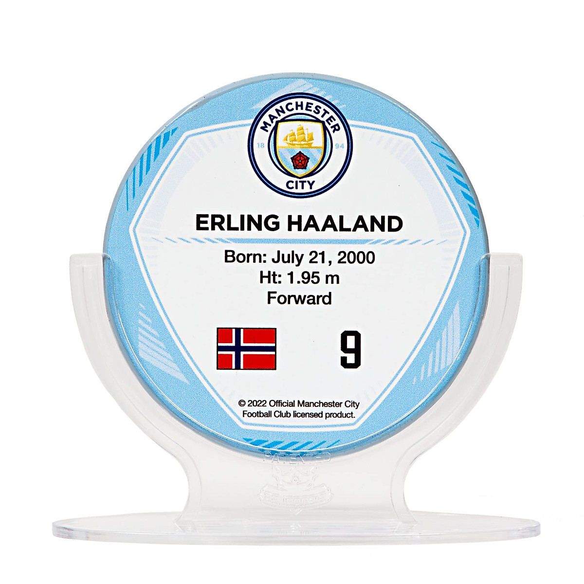 Signables Premium - Man City Erling Haaland - Digitally Autographed Sports Memorabilia - Small Signed Sports Collectible Figurines - Unique Football Figures