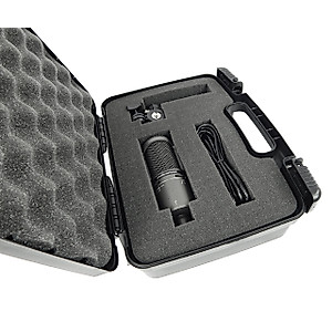 CASEMATIX Studio Microphone Case Compatible with Condenser, Capsule, Tube MXL Genesis, V67G, V69, 770, 990, 550, 551, 440, 4000, 5000, V67, V87, V250 and Accessories