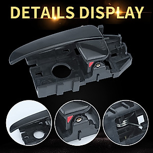 CROSSPASSION Interior Door Handles,Front Left & Right Driver Side,for 2001 2002 2003 2004 2005 2006 for Hyundai Elantra,Replace 83452/83453/826102D000CA/826202D000CA