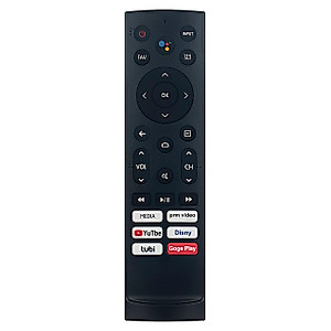 AULCMEET ERF3L90H 296713 Replace Remote Control with Voice Search Compatible with Hisense Smart TV 120L9GCINE120A 120L9GU 120L9G-CINE120A Cinema Display Screen