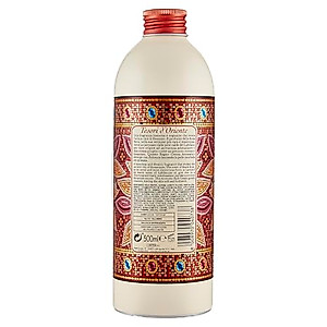 Tesori d’Oriente Bubble Bath for Women, Foaming Bath, Bath Bubbles for Women Relaxing, Luxurious Body Wash for Women & Skin Care- 500 Ml-16.91 us Fl Oz- [Italian Import ]-(Byzantium)