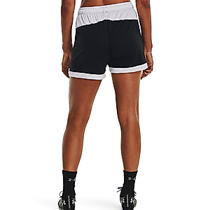 Under Armour Womens Maquina 3.0 Shorts, (001) Black / / White, Medium