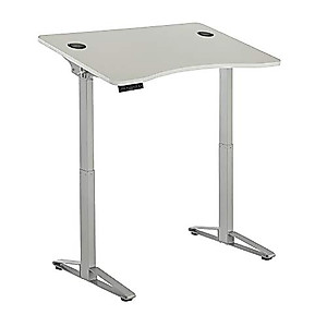 Safco Products Defy™ Electric Height Adjustable Sit to Stand Desk, Sit-Stand Desk for Home & Office